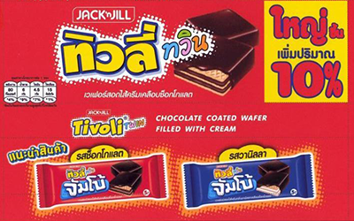 New Product Announcement Tivoli Twin Chocolate Coated Wafer Filled With ...