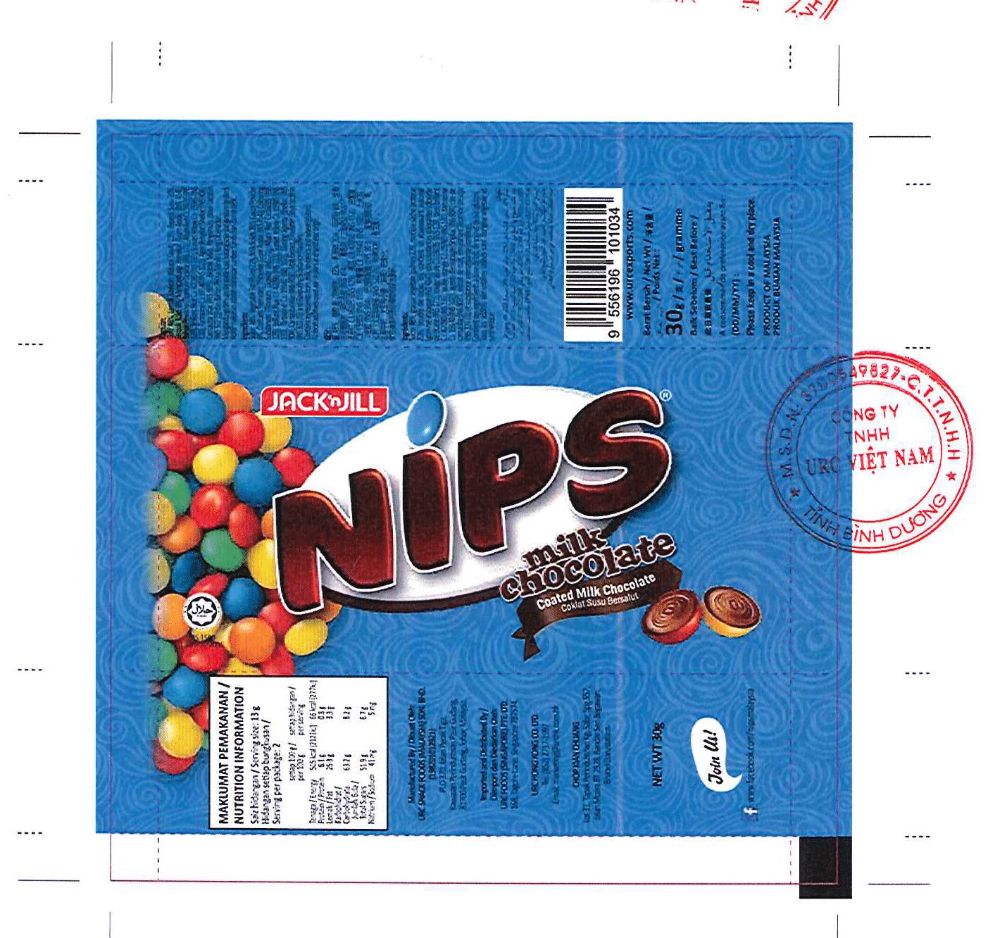 KẸO SÔCÔLA SỮA NIPS KẸO SÔCÔLA SỮA NIPS